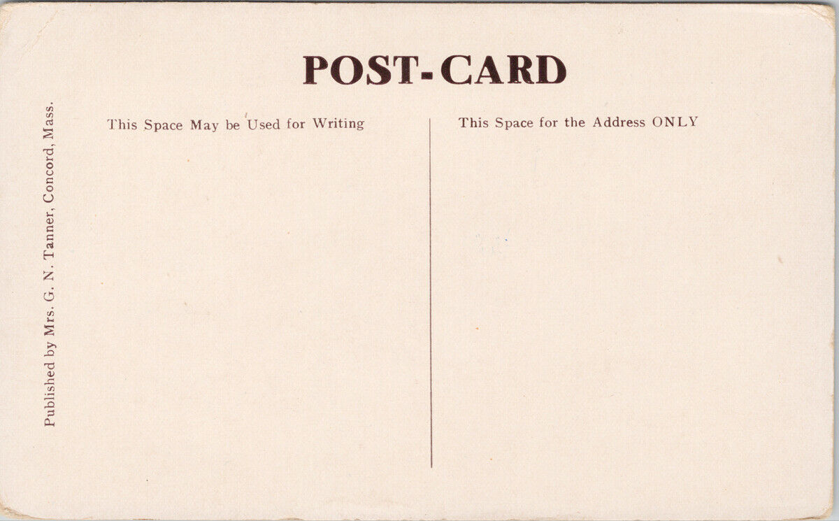 Statue Of The Minute Man Concord MA Unused Litho Postcard G35 | United ...