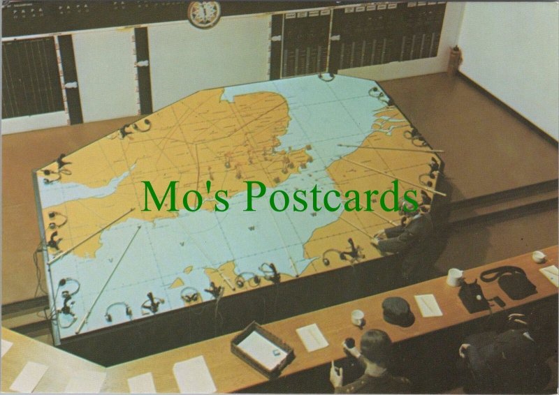 Military Postcard-RAF, Reconstruction of No 11 Group Operations Room ...