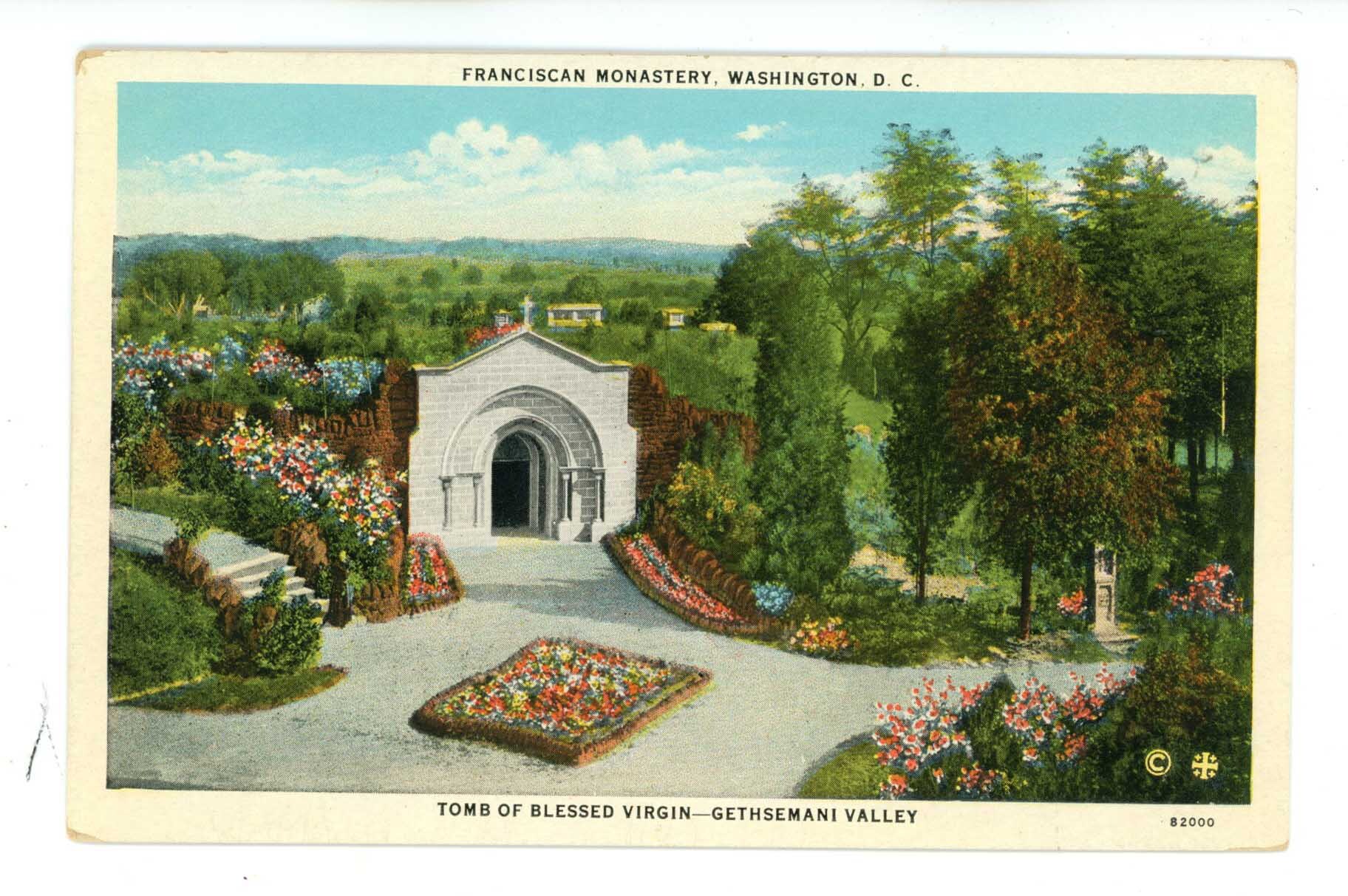 DC - Washington. Mt St Sepulchre Fran. Monastery Tomb of Blessed Virgin ...