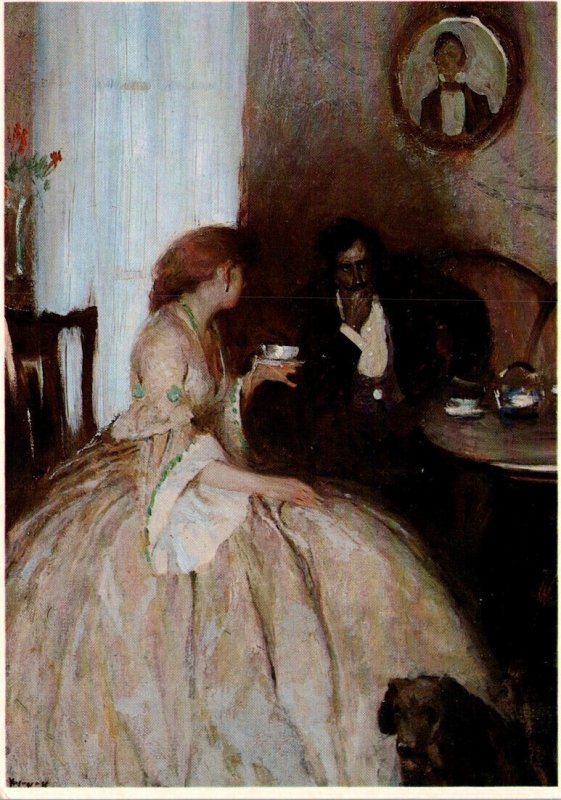 "Gray Dwan" Painting By South Dakota Artist Harvey Dunn Displayed A ...