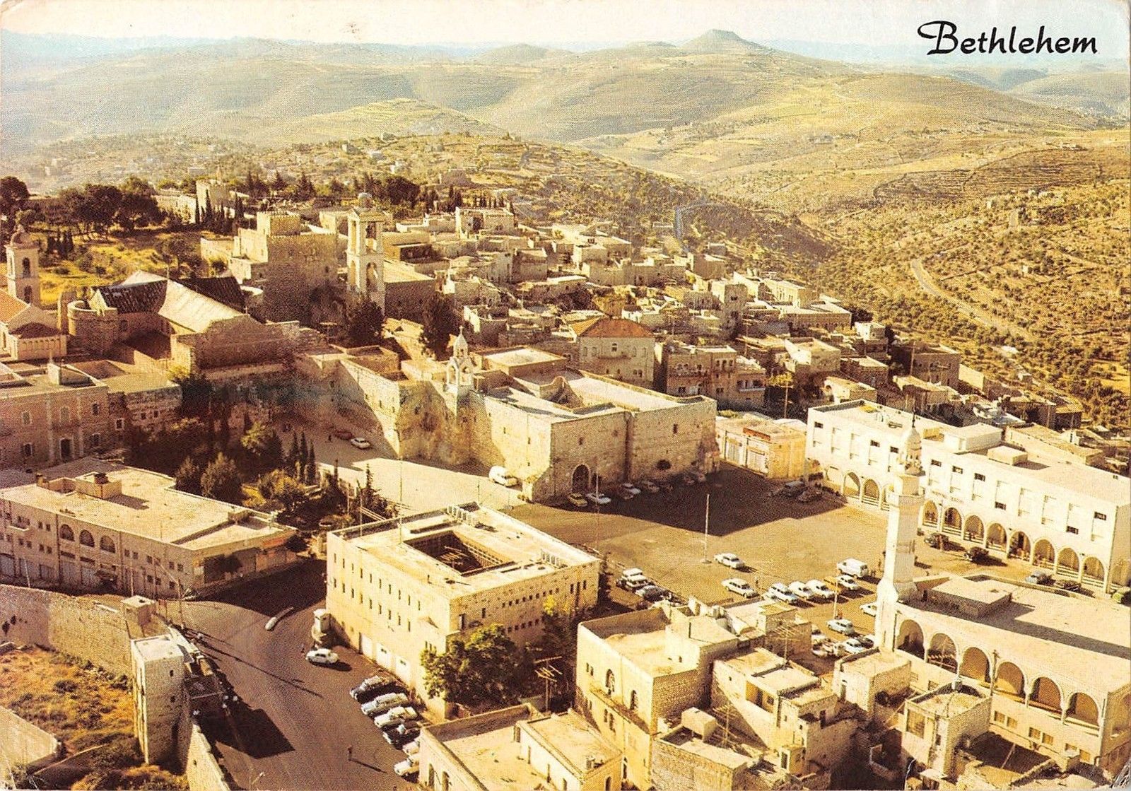 B95482 bethlehem bird s eye view israel | Asia & Middle East - Israel ...