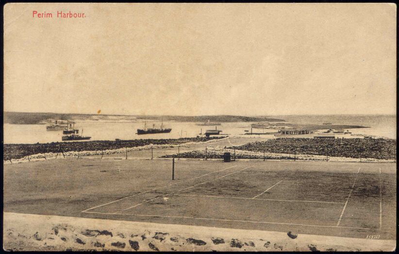 yemen, PERIM island, Tennis Court (1910s) | Asia & Middle East - Other ...