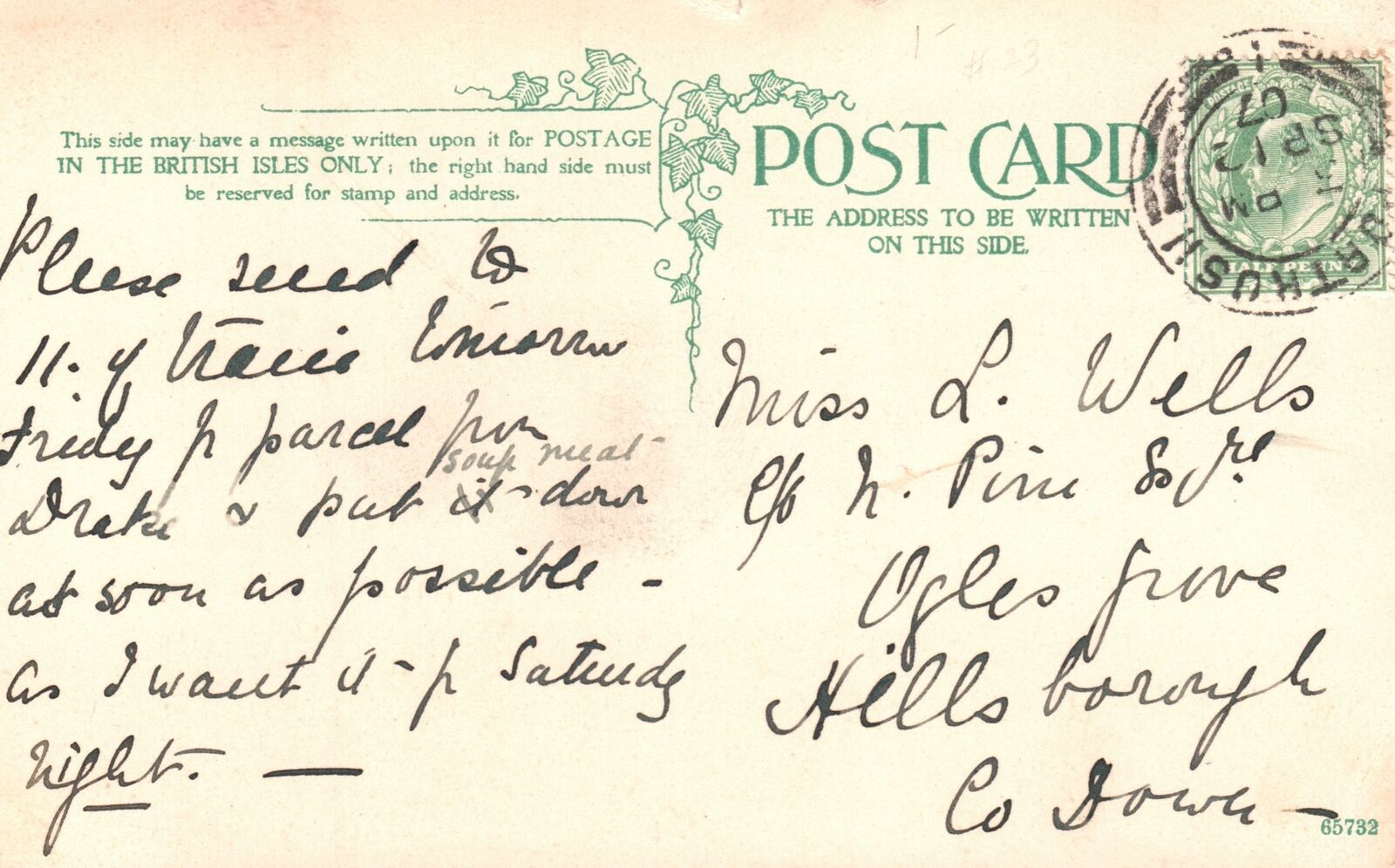 Vintage Postcard Northern Counties Hotel And Main Street Portrush ...