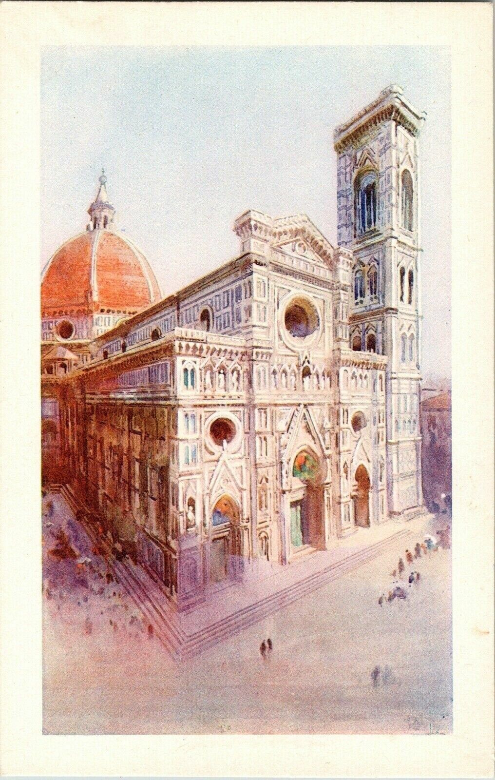 Proprieta Artistica Riservata Firenze Duomo Vintage White Border ...