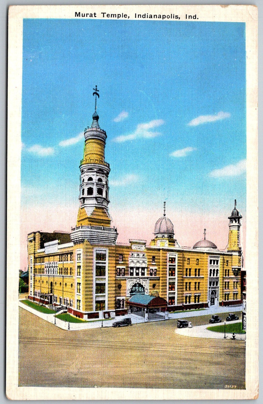 Indianapolis Indiana 1920s Postcard Murat Temple | Asia & Middle East ...