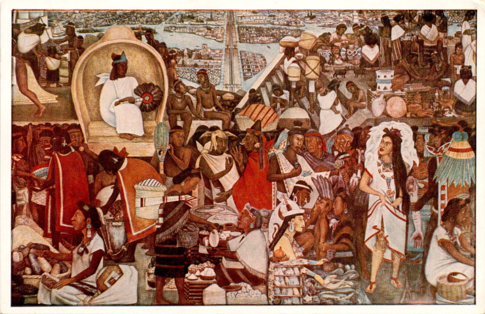 Diego Rivera, National Palace, Mexico City, Tenochtitlan, Aztec ...