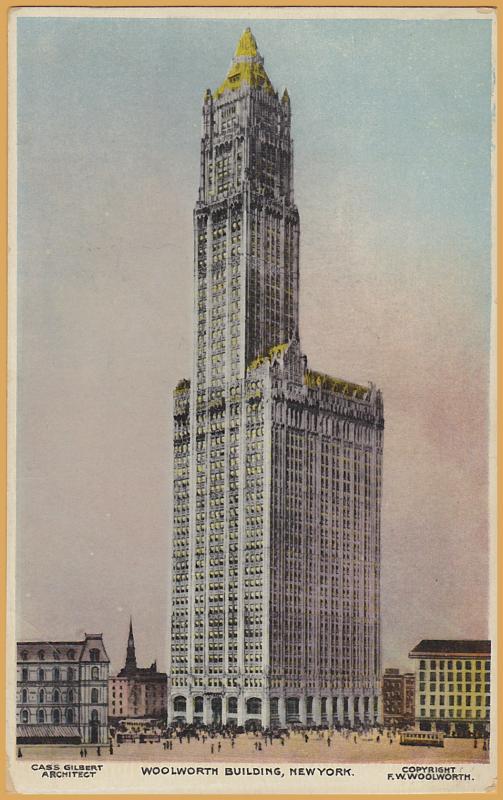 New York City, Woolworth Building, Cass Gilbert Architect, | United ...