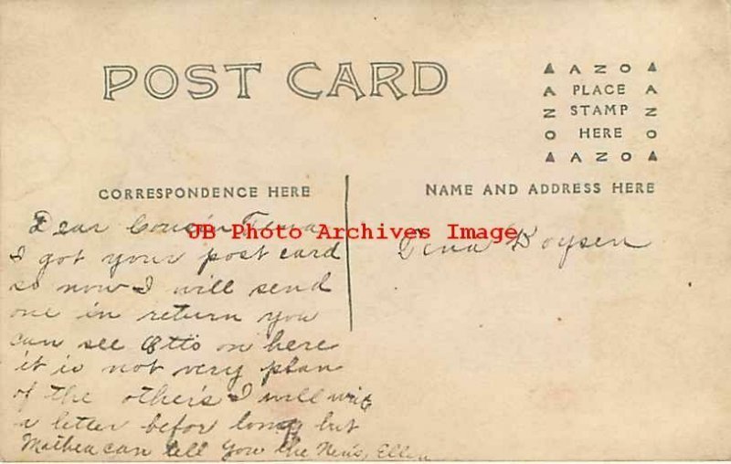 Depot, Iowa, Newell, RPPC, Illinois Central Railroad Station, Train No ...