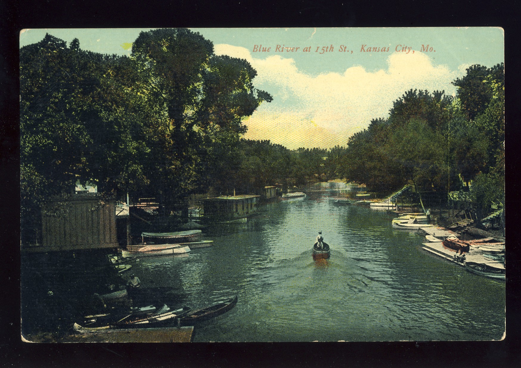 Kansas City, Missouri/MO Postcard, Blue River At 15th Street / HipPostcard