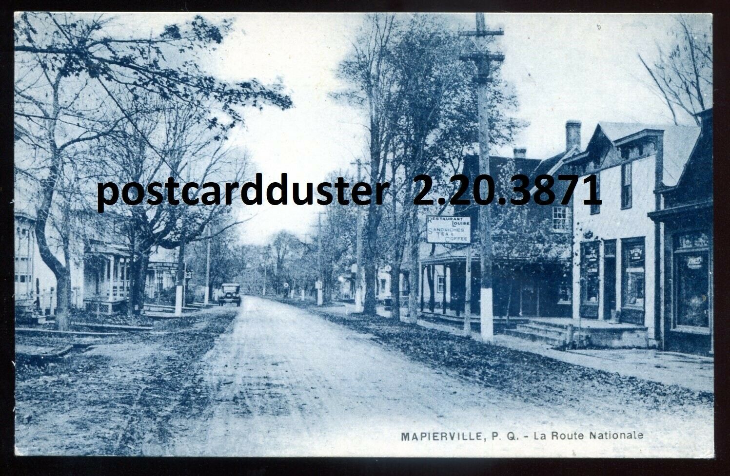 3871 - NAPIERVILLE Quebec Postcard 1910s Street View. Restaurant Louise ...