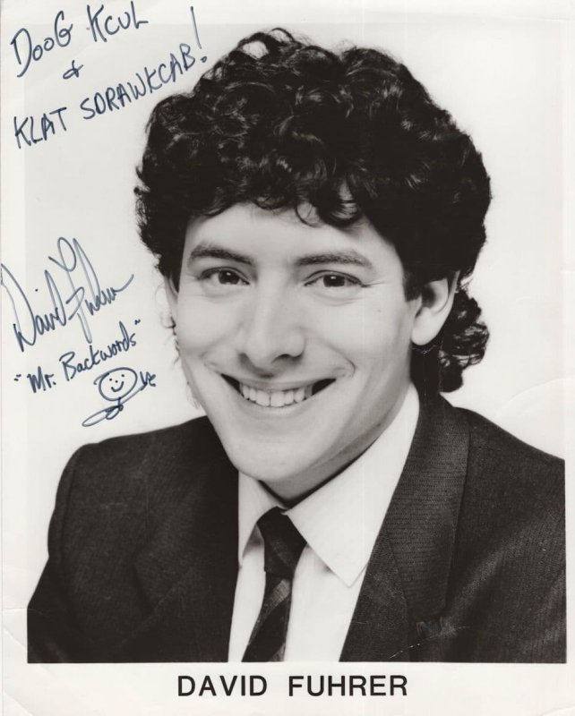 David Fuhrer Toy Inventor Queen LP Guinness Book Of Records Hand Signed ...