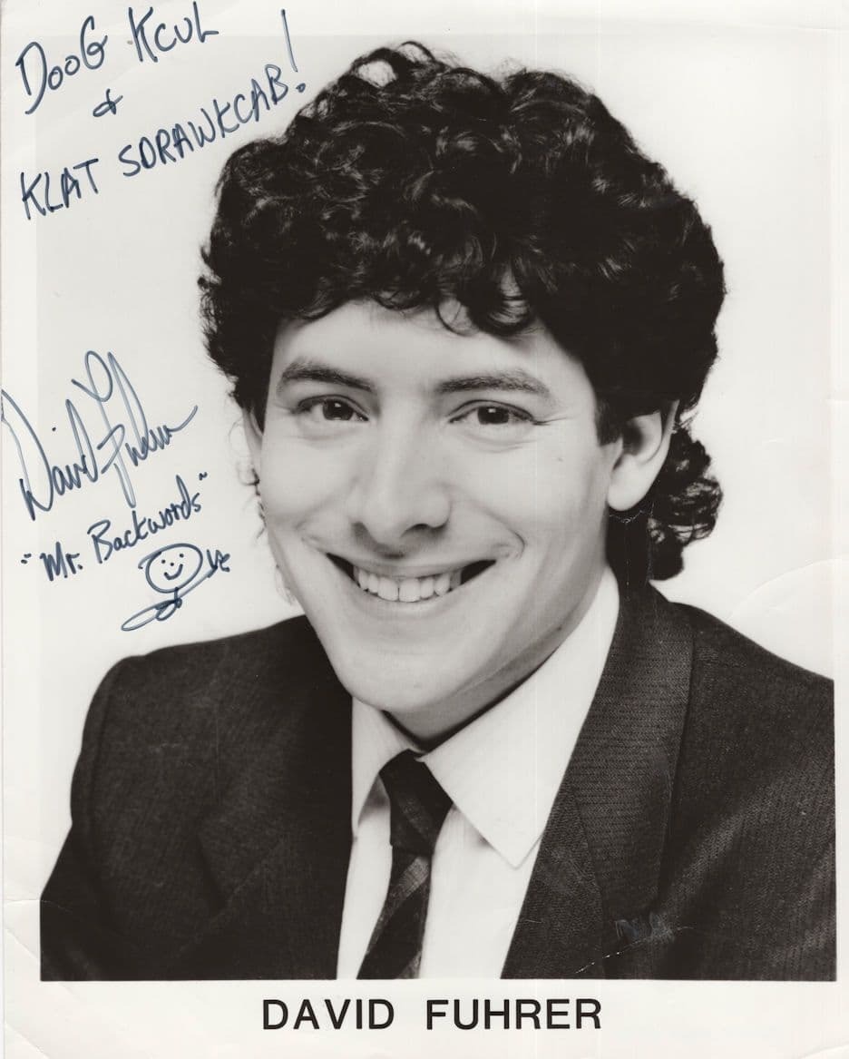 David Fuhrer Toy Inventor Queen LP Guinness Book Of Records Hand Signed ...