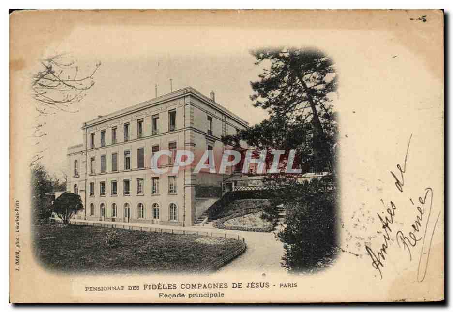 Paris Old Postcard Seminary of the faithful companions of Jesus Main ...