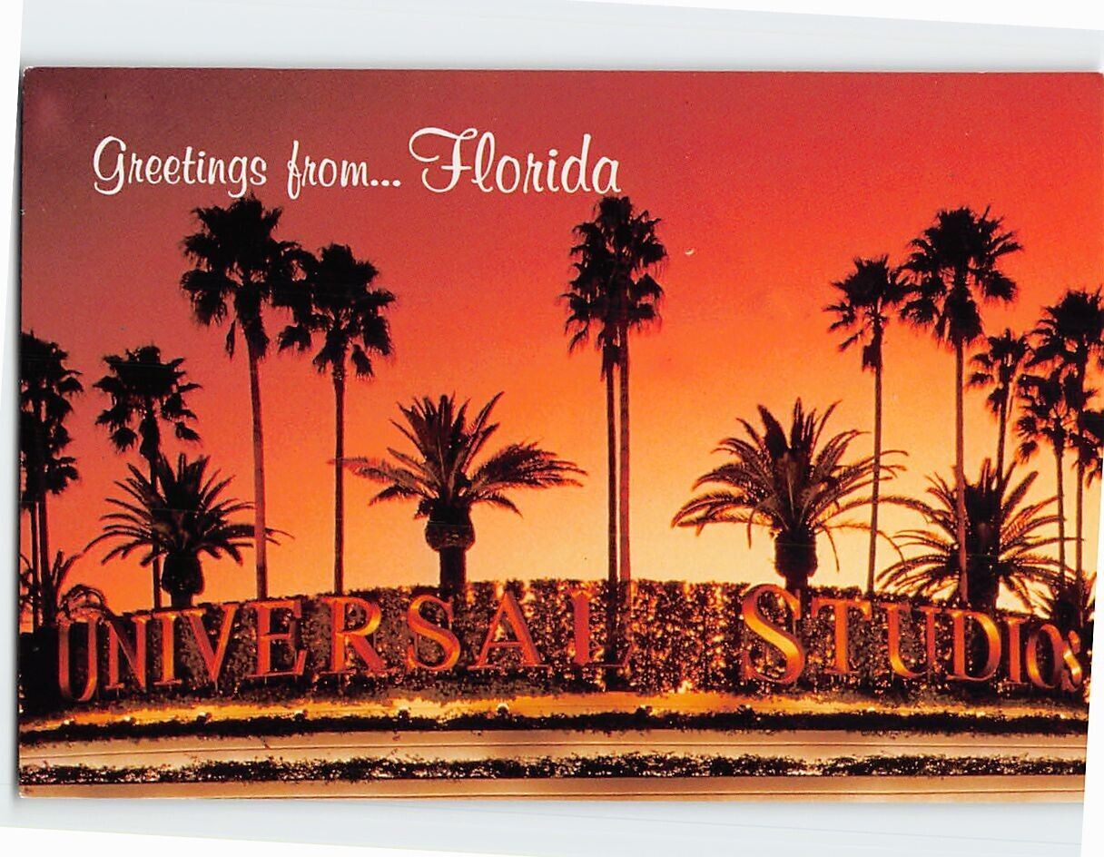 Postcard Universal Studios Florida, Greetings from... Florida, Orlando ...