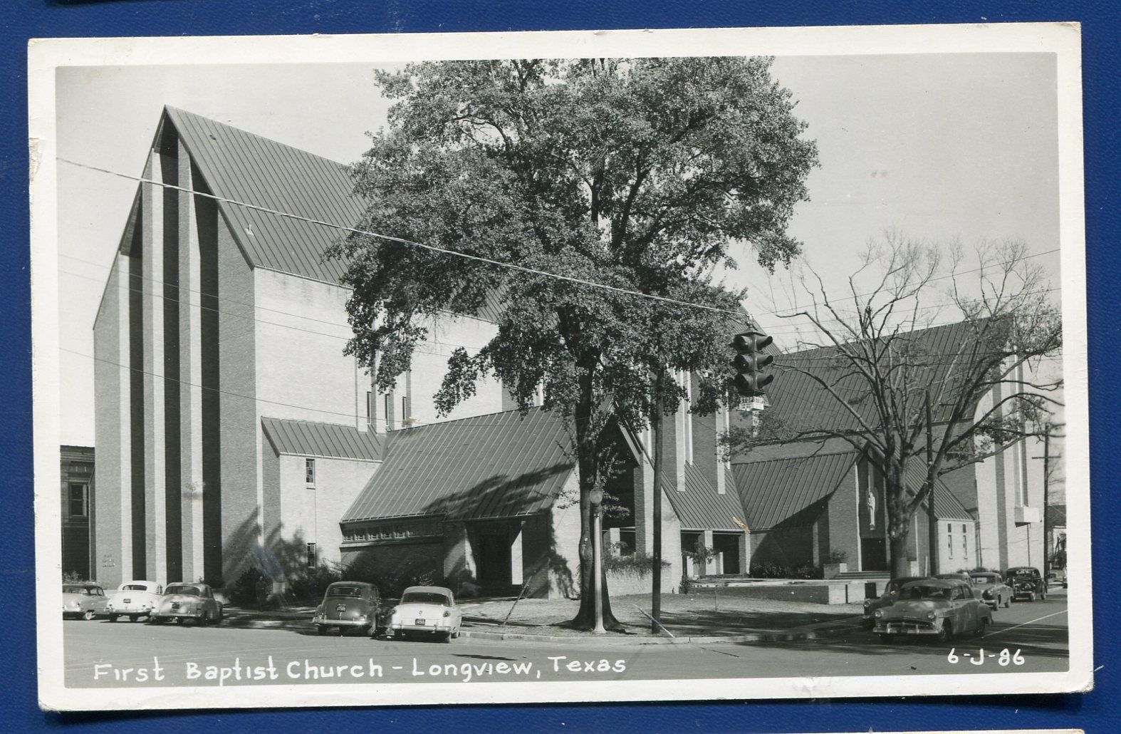 Longview Texas tx First Baptist Church real photo postcard RPPC ...