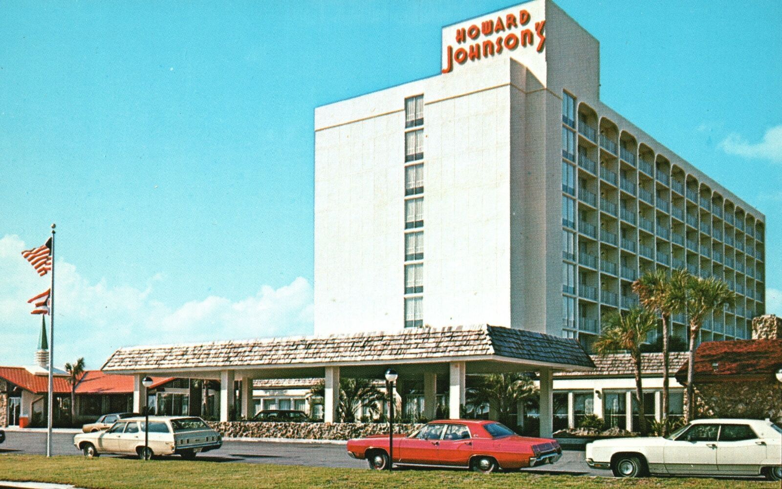 Vintage Postcard Howard Johnson's Motor Lodge Florida Center Orlando ...