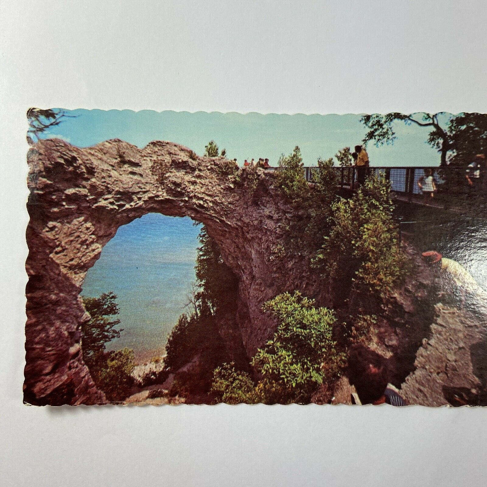 Mackinac Island Arch Rock Vintage Michigan India Legend State Park ...