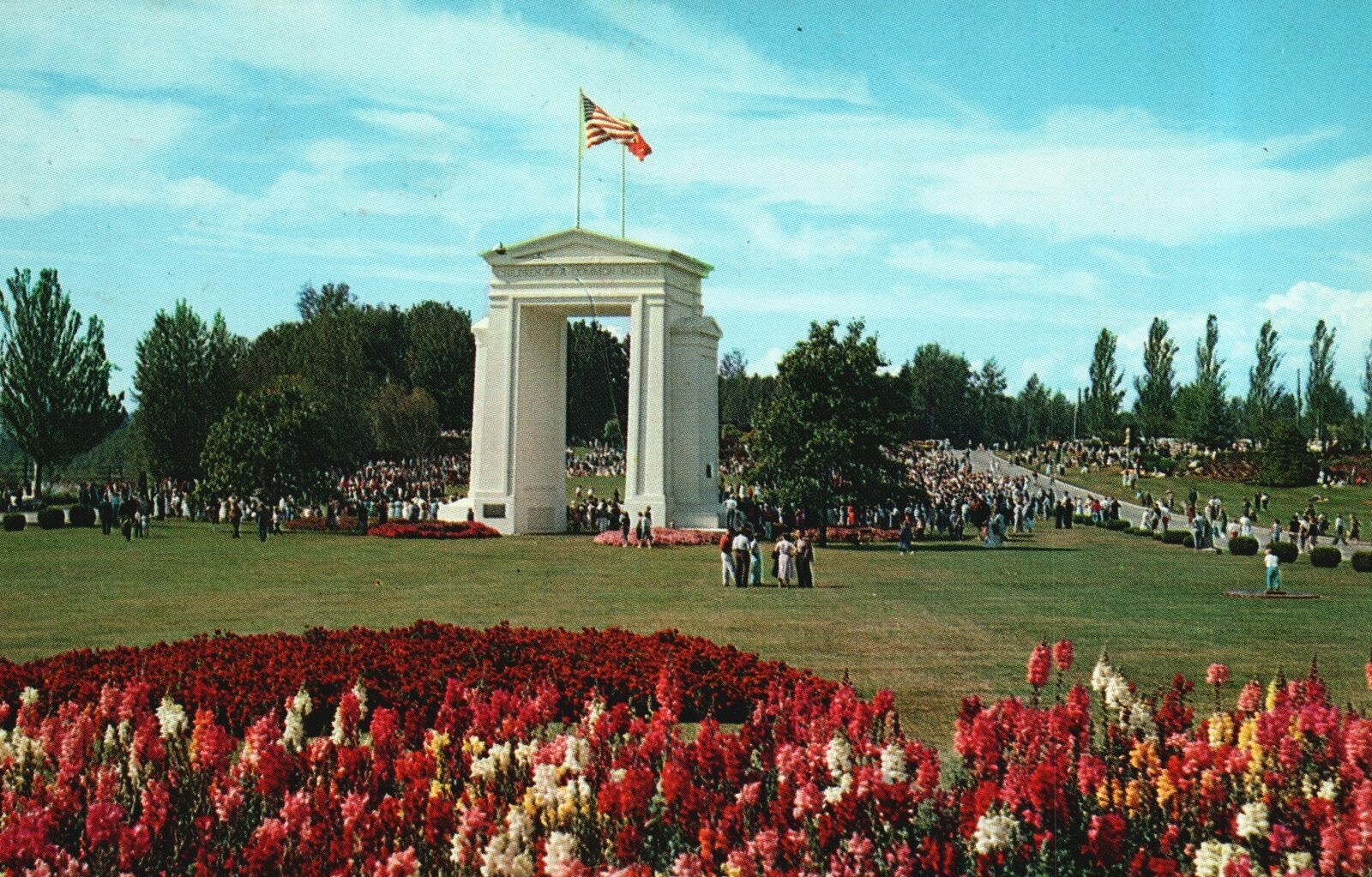 Vintage Postcard 1967 International Peace Arch North Of Blaine ...