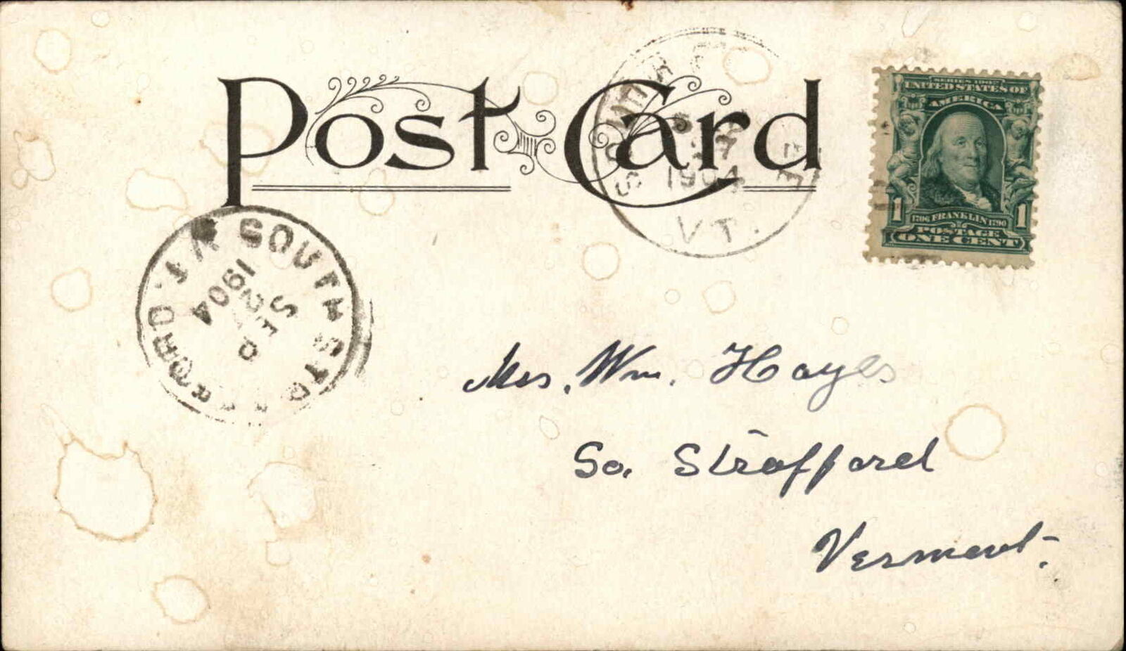 Fairlee Vermont VT Lake Morey Glen Falls c1910 Vintage Postcard ...