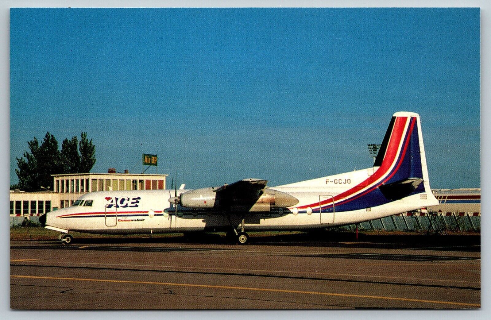 VIntage Airline Airplane Postcard - Air Charter Express - FH 227B ...