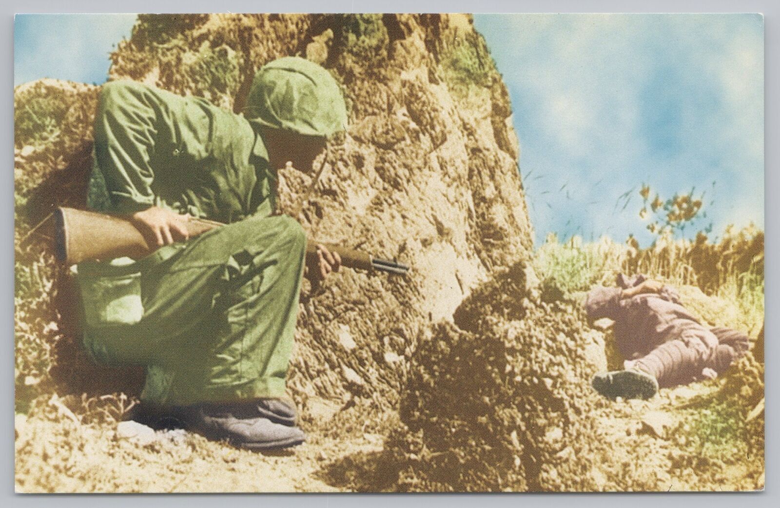 Military~Okinawa Sniper Hunting World War II~Vintage Postcard | Other ...