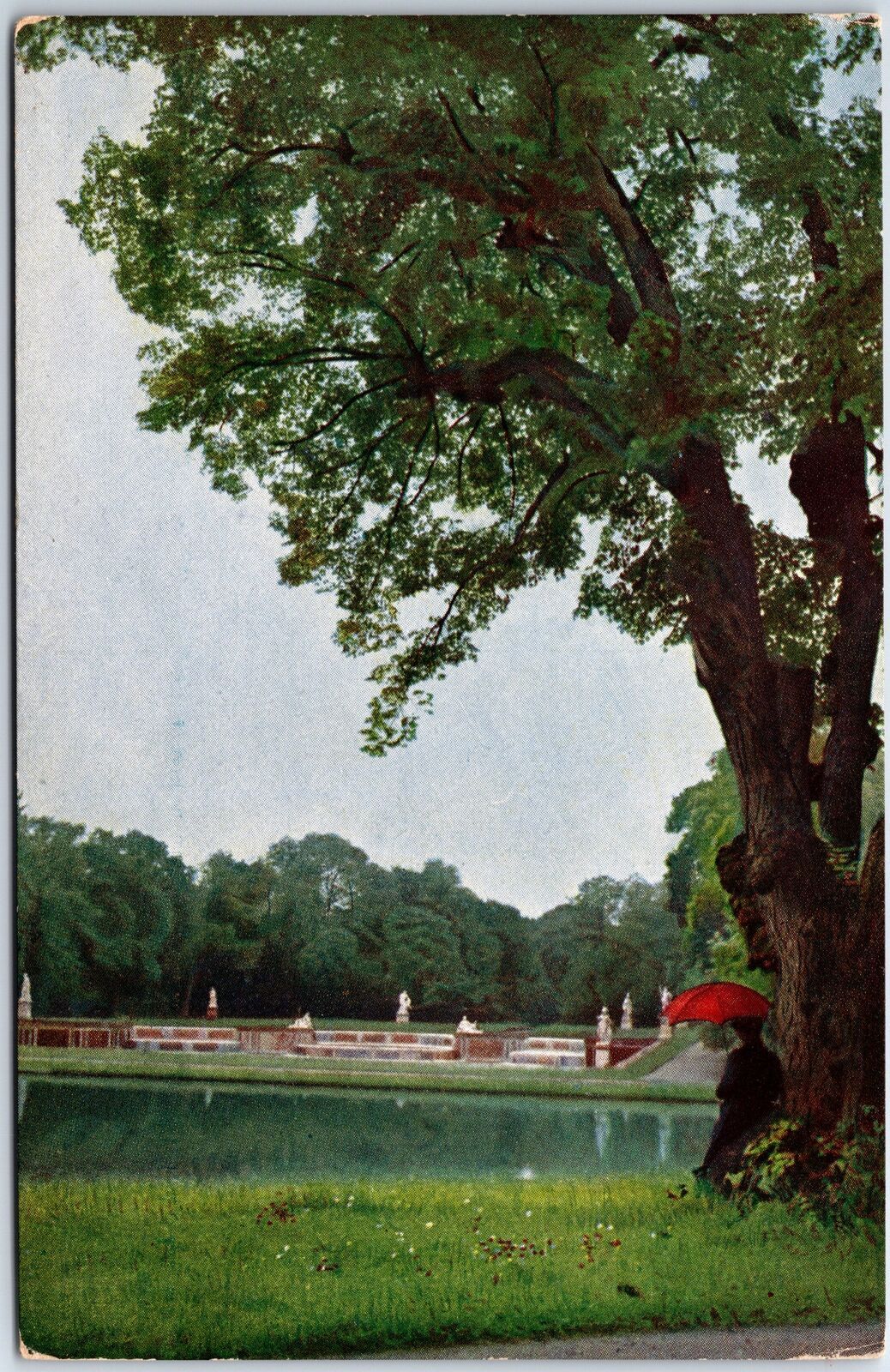 Vintage Postcard the Cascades at Nymphenburger Park in Munich Germany ...