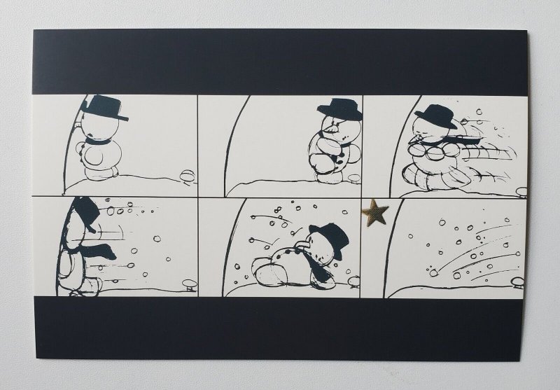 Snowmen Knick Knack Storyboard Art by John Lasseter Pixar Postcard ... Snowmen Knick Knack Storyboard Art by John Lasseter Pixar Postcard ...