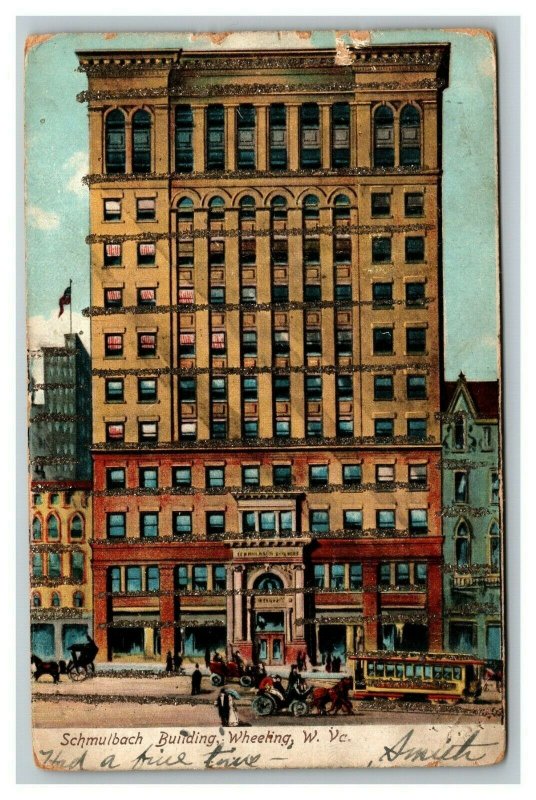 Vintage 1900's Postcard Schmulbach Building Wheeling West Virginia ...