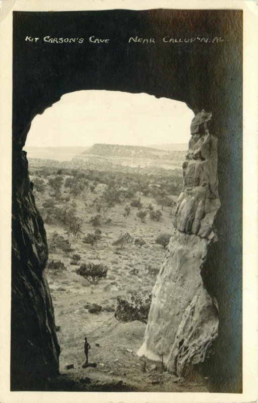 1920s Kit Carson’s Cave, Route 66, Gallup New Mexico Vintage Postcard ...