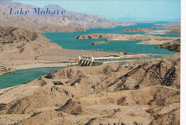 Arizona/Nevada Davis Dam and Lake Mohave On Colorado River | United ...