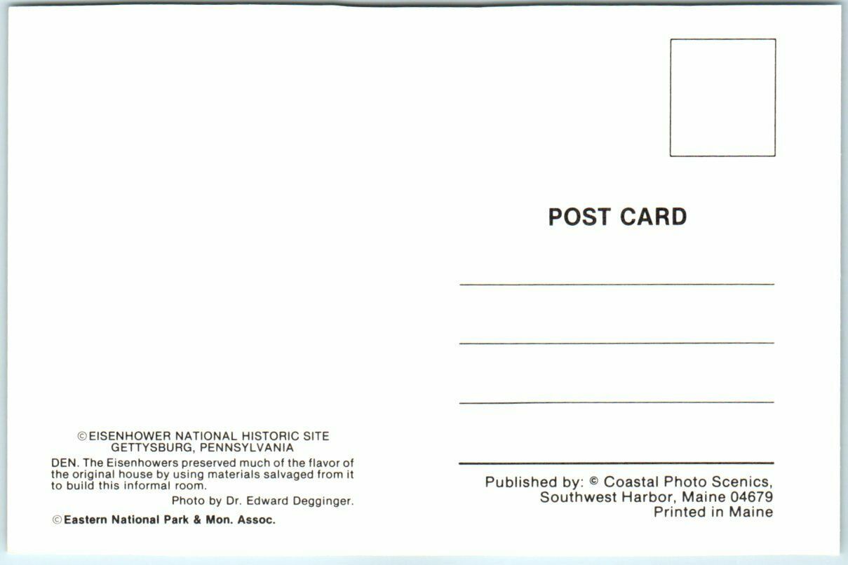 Den - Informal Room - Eisenhower National Historic Site - Gettysburg ...