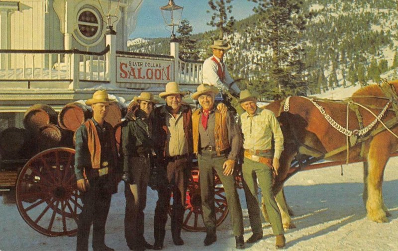 PONDEROSA RANCH Bonanza TV Show Saloon Lake Tahoe c1960s Vintage ...