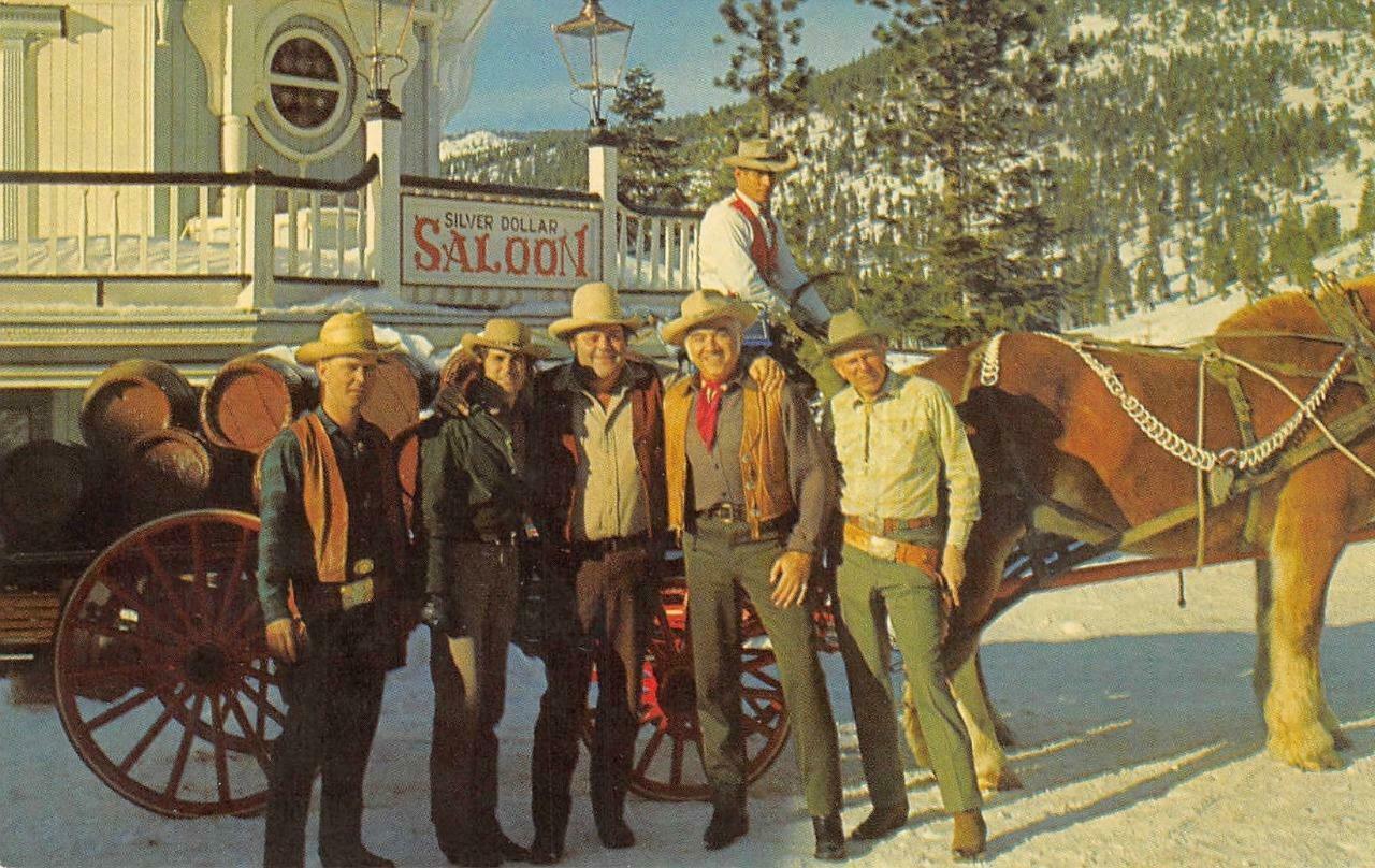 PONDEROSA RANCH Bonanza TV Show Saloon Lake Tahoe c1960s Vintage ...