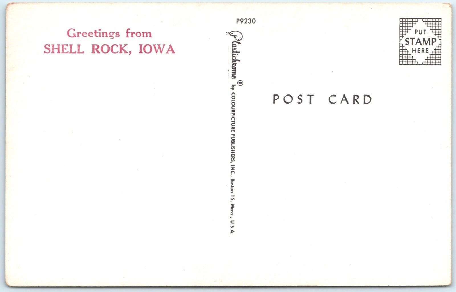 c1960s Shell Rock IA Greetings from Comic Sunburn Beach Illustration ...