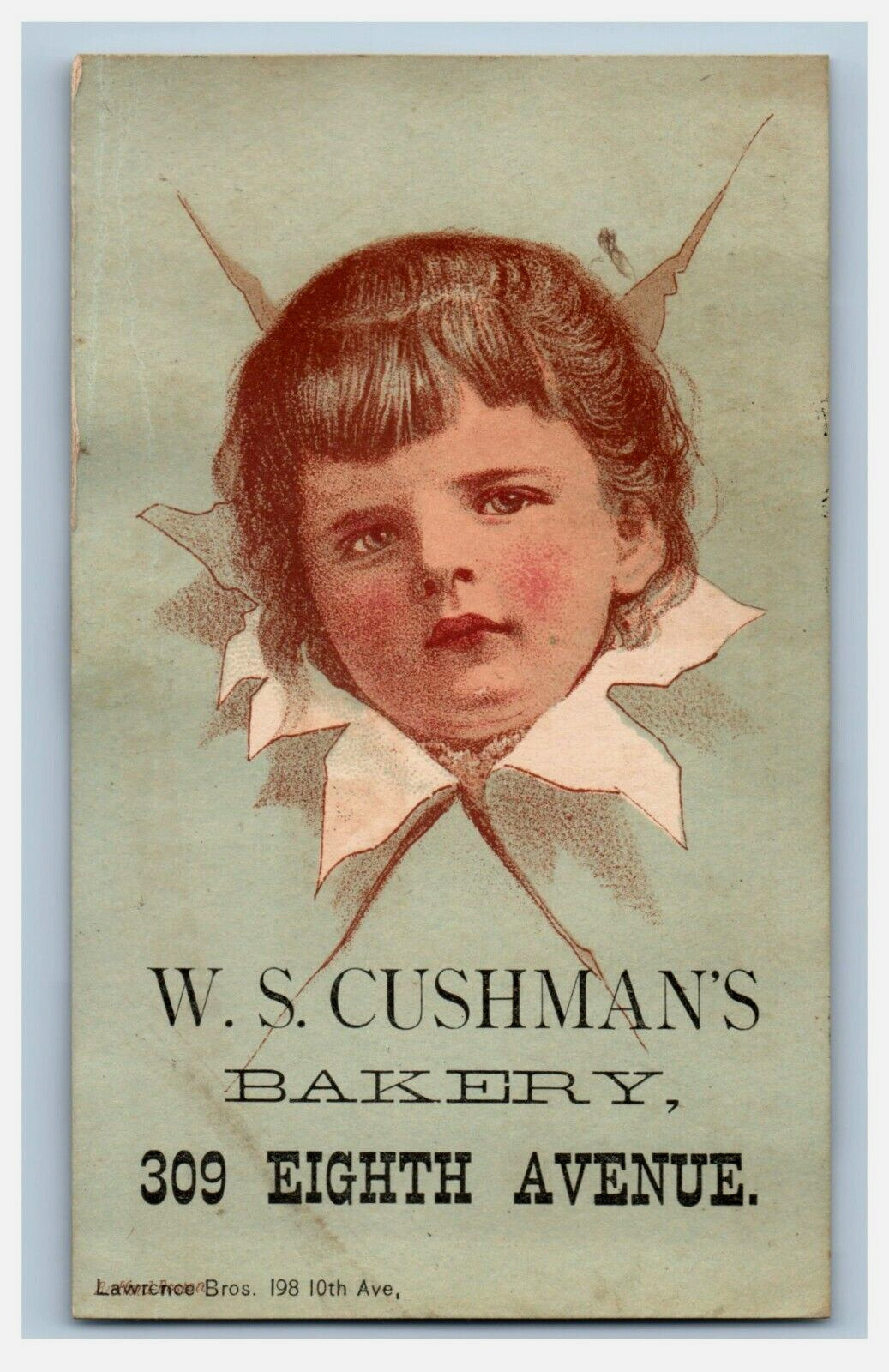 1880s W.S. Cushman's Bakery Fine Pastry & Homemade Pies P81 | Ephemera ...