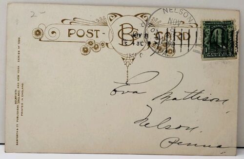 Bamforth Mary Had a Little Lamb, It wore a Collar and a tie...Comic ...