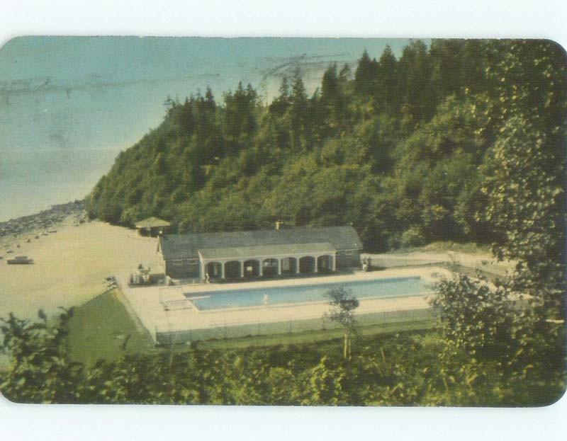 1950 Swimming Pool FUNDY NATIONAL PARK - ALMA New Brunswick NB c8497 ...