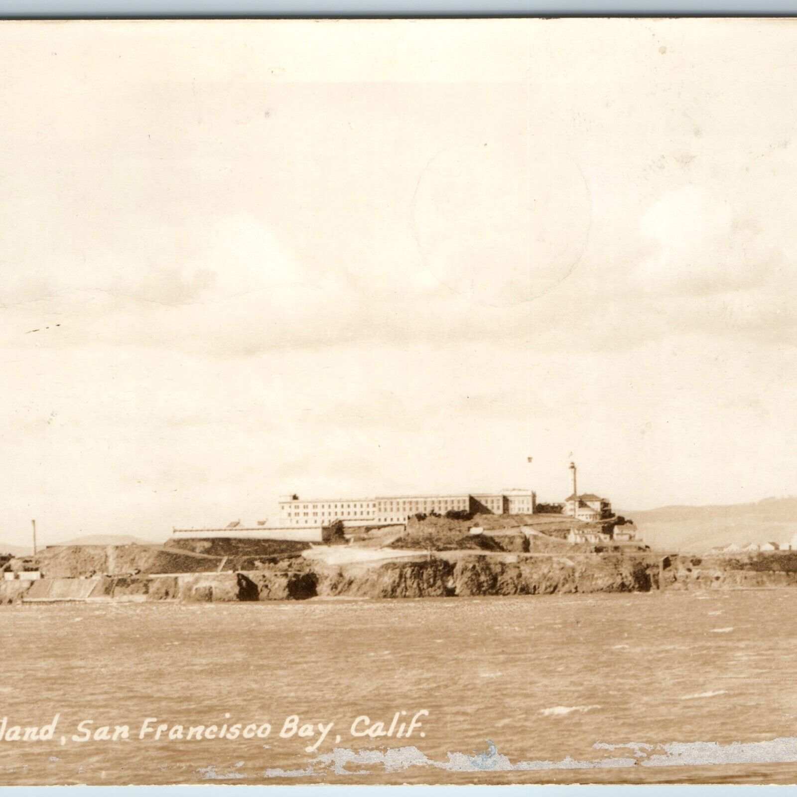 c1940s San Francisco, CA Alcatraz Island RPPC Prison Jail Zan Real ...