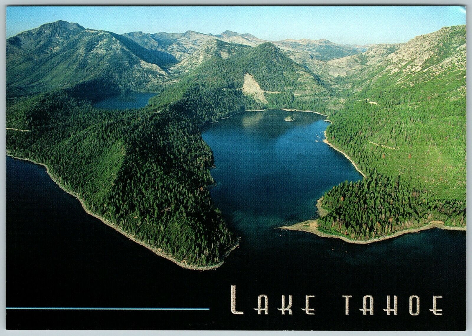 Emerald Bay and Cascade Lake, Lake Tahoe, CA - Postcard | United States ...