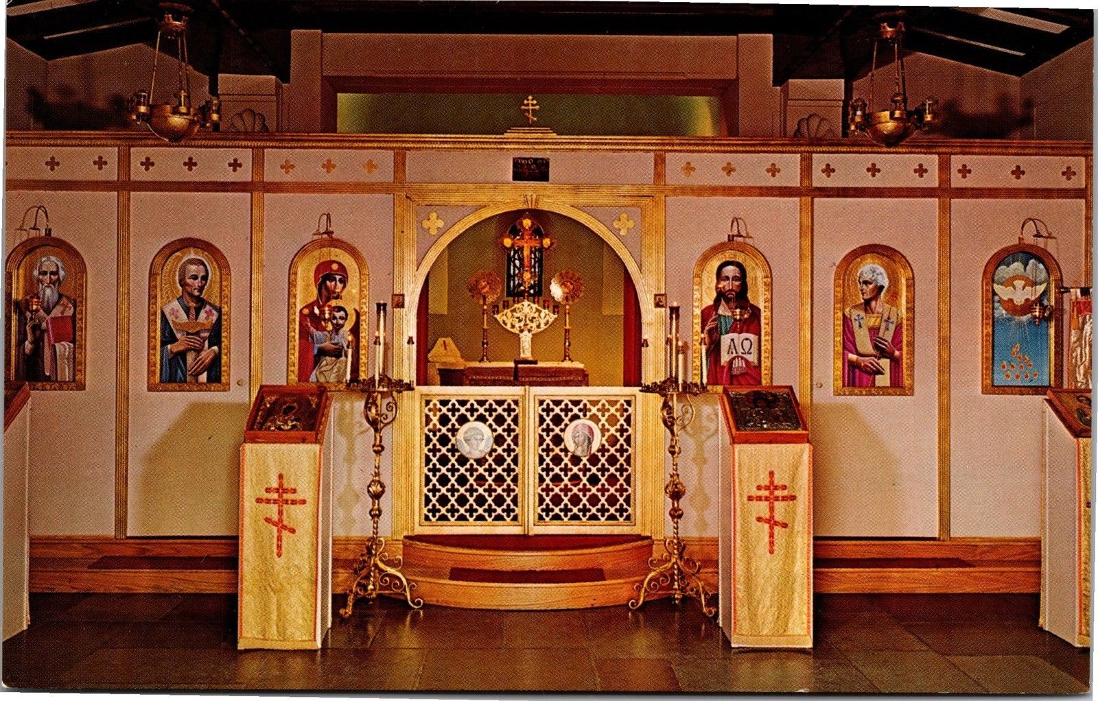Byzantine Rite Chapel of Holy Spirit, Graymoor Garrison, NY Vintage ...