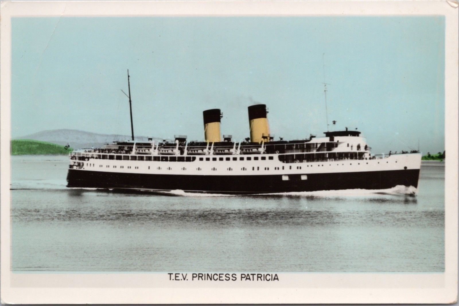 TEV Princess Patricia Ship Boat Steamer Gowen Sutton Unused Postcard ...