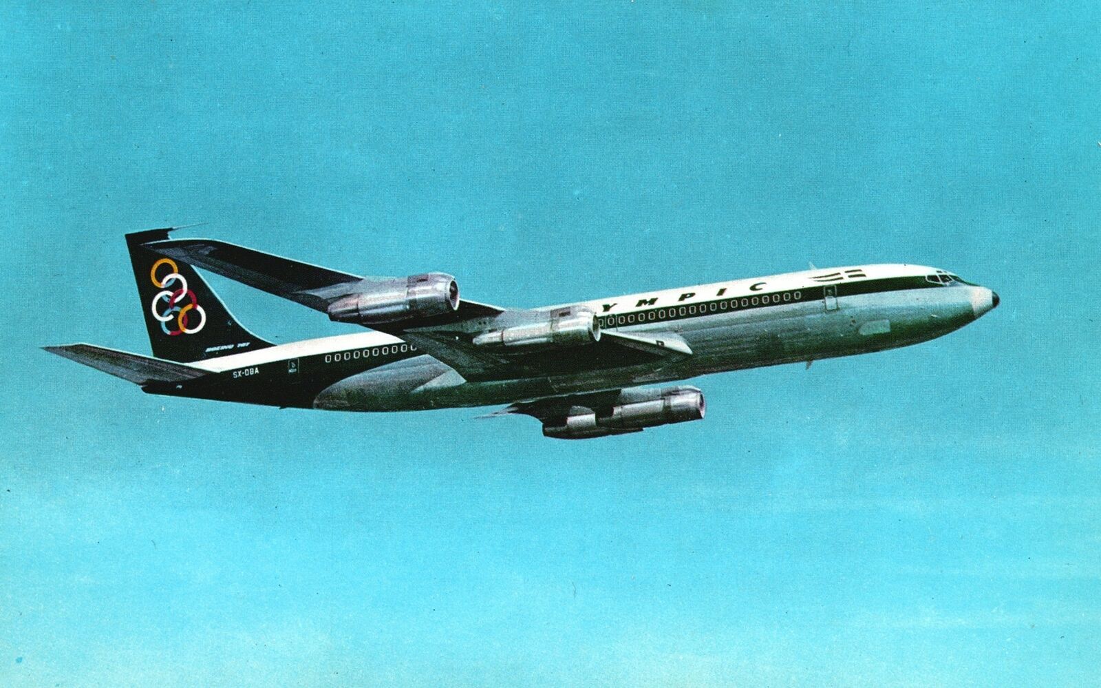 Vintage Postcard Olympic Airway Boeing 101-320 Super Fan Jet | Other ...