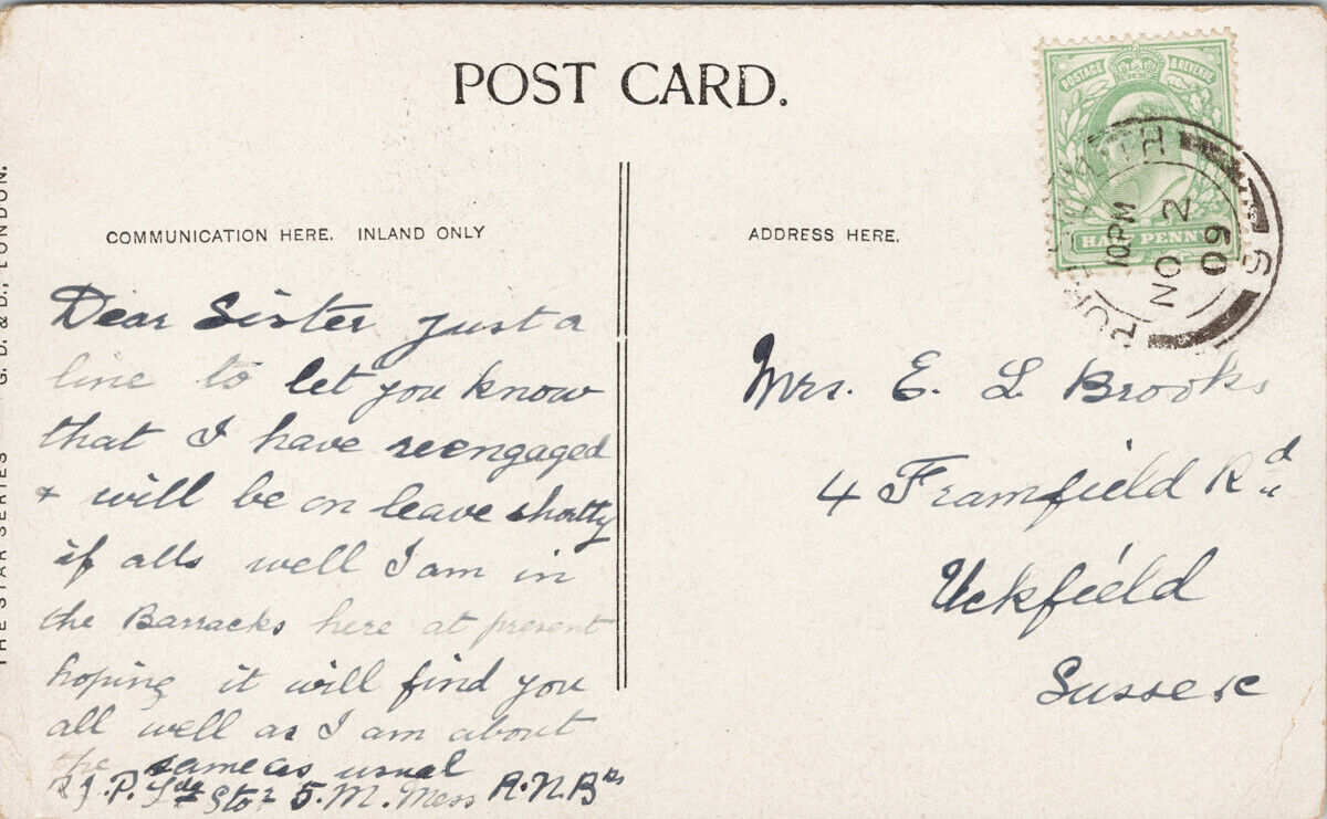 Rear Admiral Prince Louis Alexander British Naval Officer Postcard H9 ...