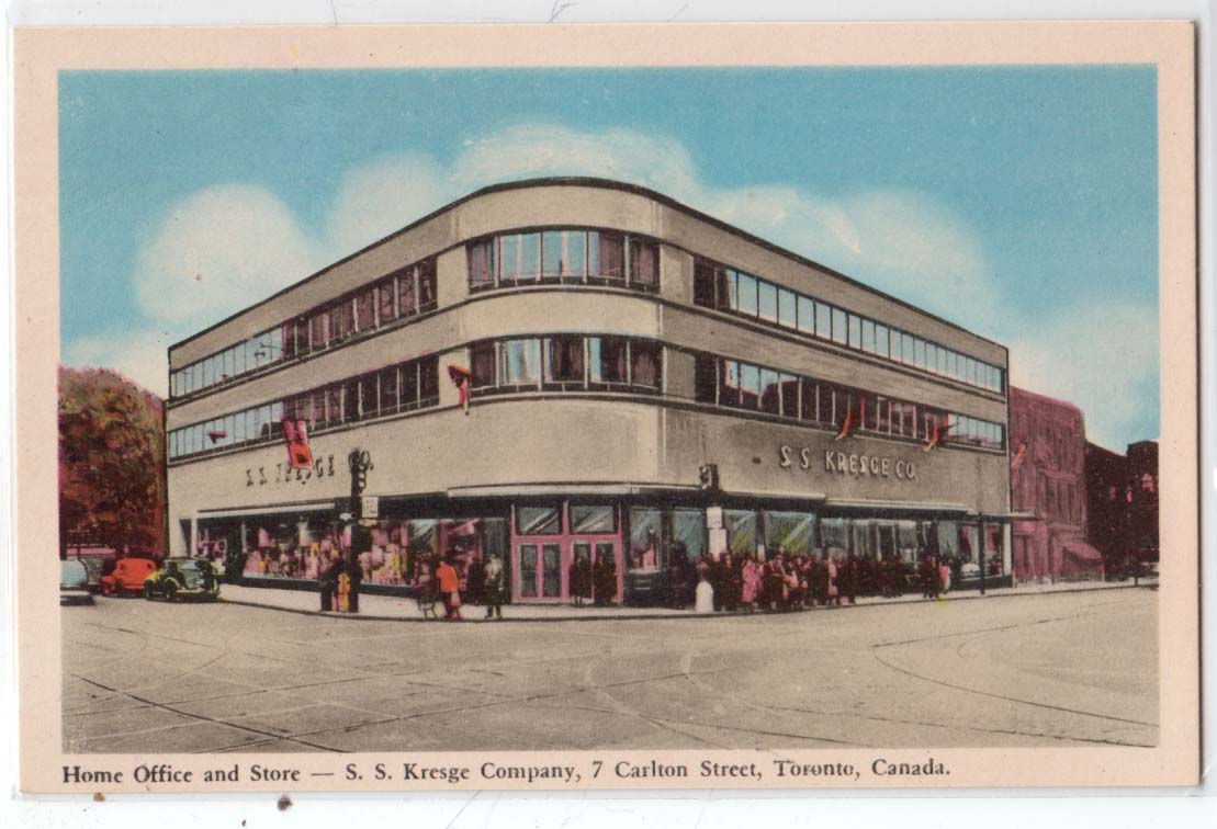 S.S. Kresge Co., Toronto Ont | Canada - Ontario - Toronto, Postcard ...