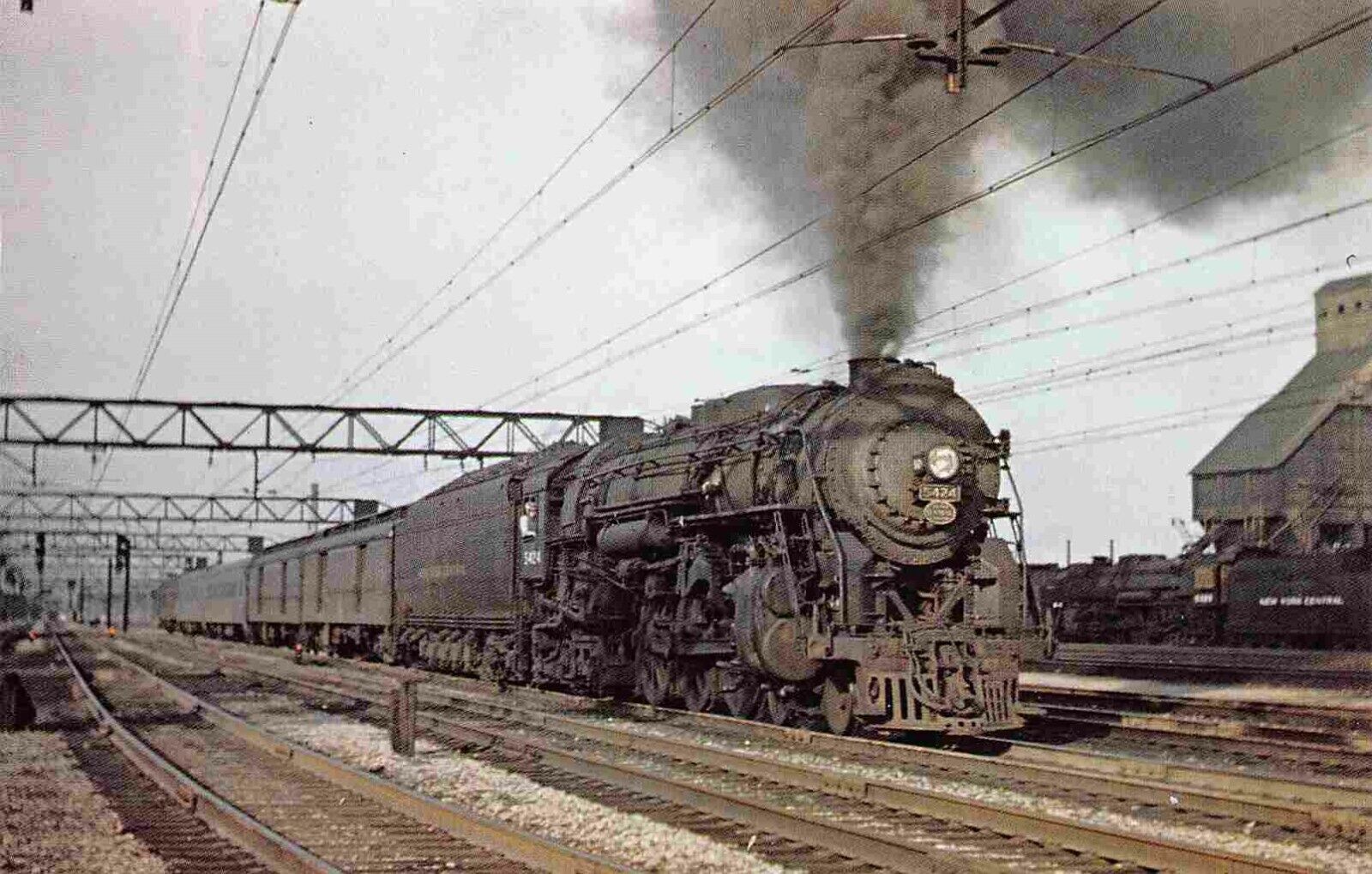 New York Central Super Hudson J-3a Railroad Train Collinwood Ohio ...