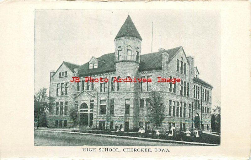 IA, Cherokee, Iowa, High School Building, Exterior View | United States ...