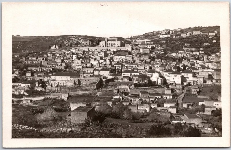 Palestine Panorama Of The City Buildings and Residences Real Photo RPPC ...