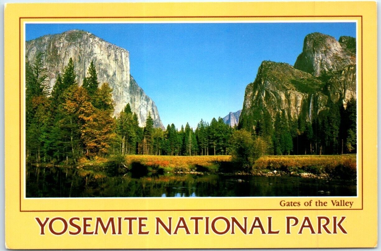 Postcard - Gates of the Valley Valley, Yosemite National Park ...