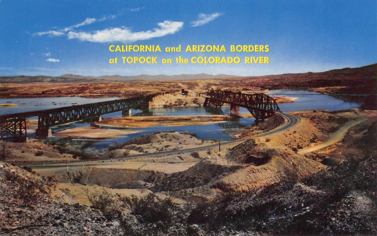 Route 66, Topock, Arizona Needles, California Colorado River Vintage ...
