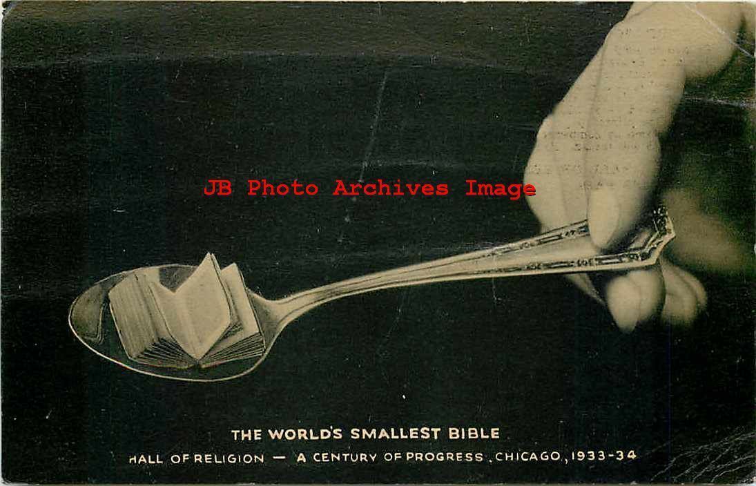 Century of Progress, Hall of Religion, World's Smallest Bible | Other ...